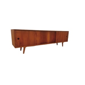 NEW Solid Teak Media Console, Mid Century Modern Media Console, MCM TV ...