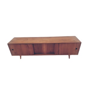 NEW Solid Teak Media Console, Mid Century Modern Media Console, MCM TV ...
