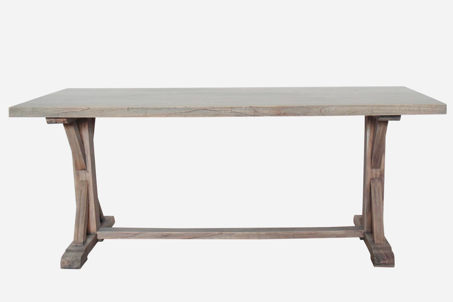 Farmhouse Solid Wood Dining Table - Etsy