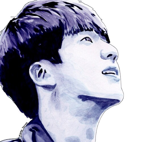 J Hope Portrait Art Print | Etsy