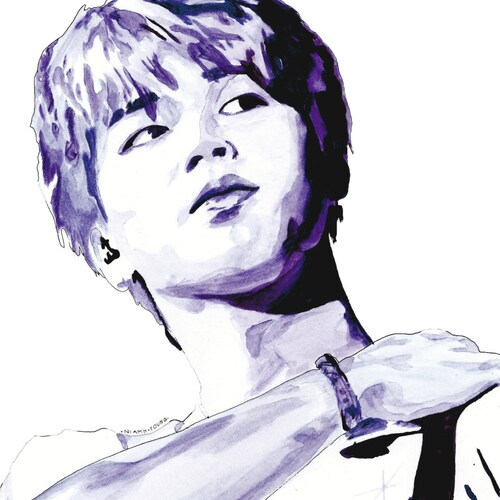 J Hope Portrait Art Print | Etsy