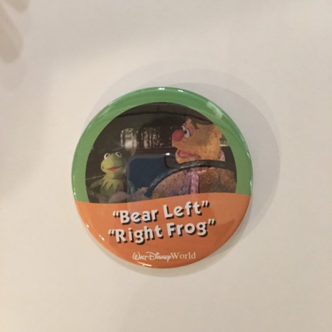Bear Left Right Frog Celebration Button - Etsy