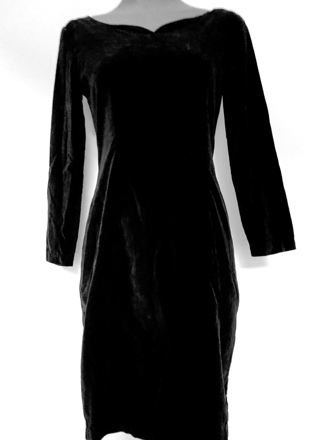 Vintage 80s Jasper Conran Accent Designer Black Classic Velvet - Etsy