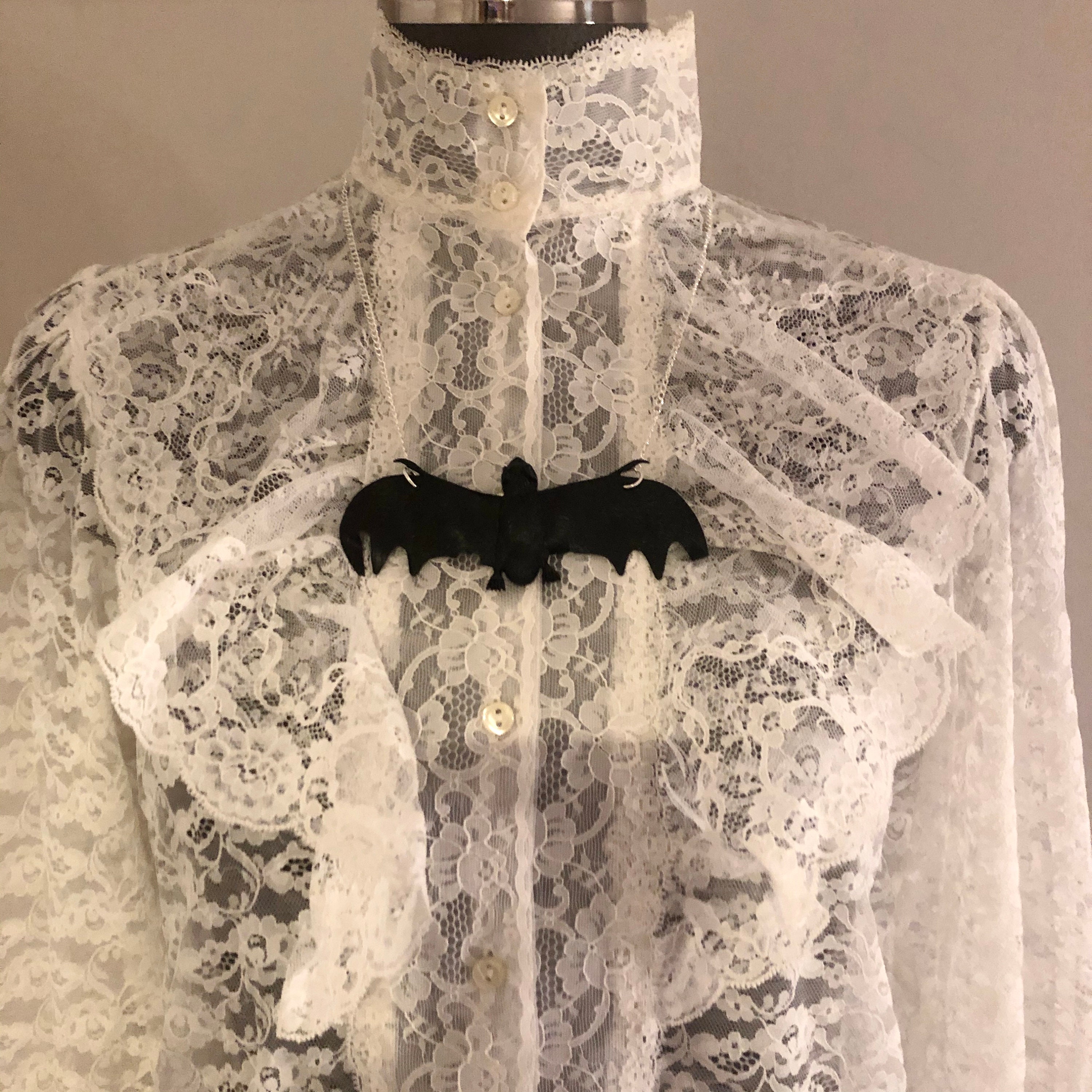 Kitsch Vintage Goth Victoriana Style Handmade Halloween Large - Etsy