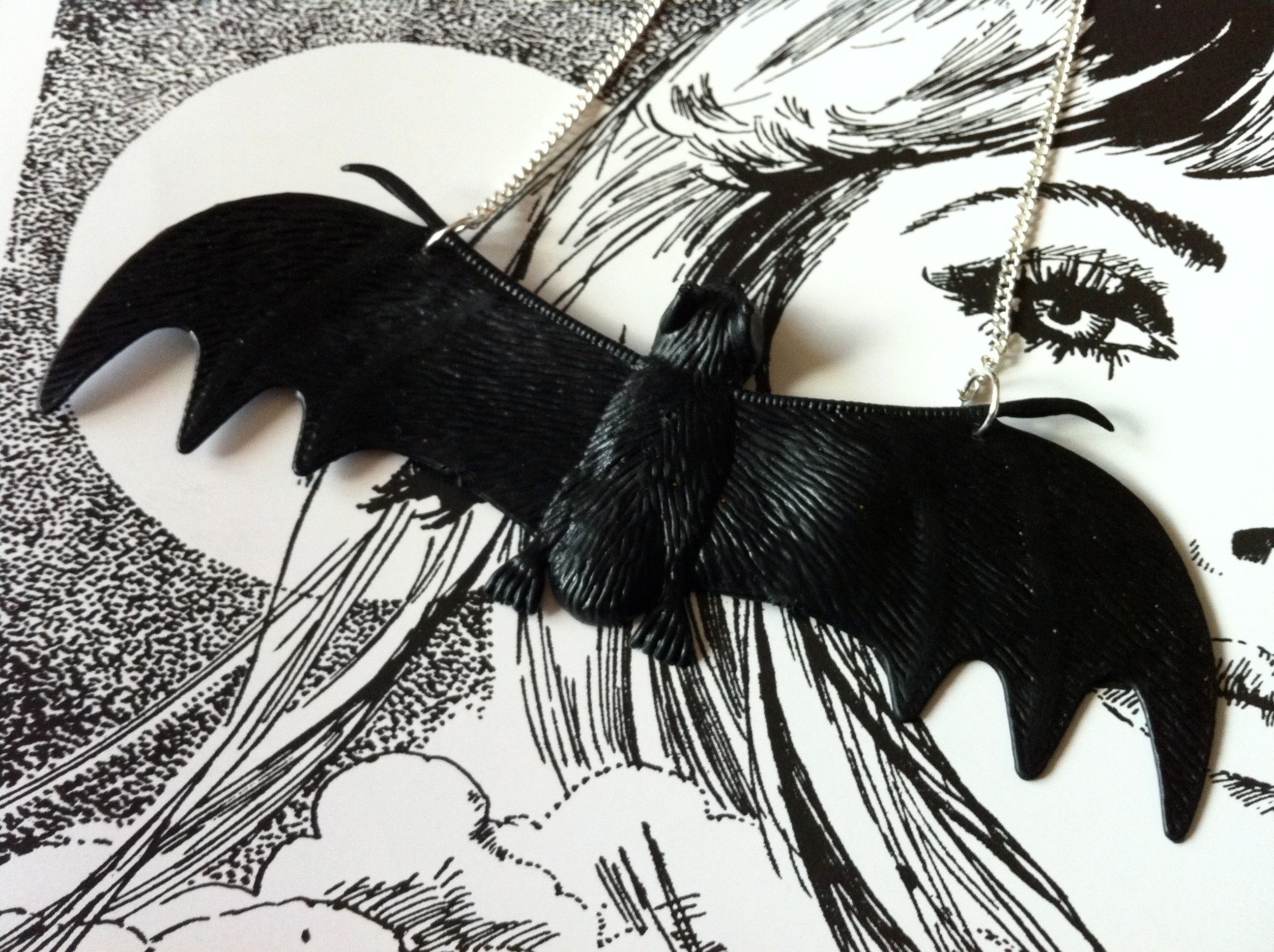 Kitsch Vintage Goth Victoriana Style Handmade Halloween Large - Etsy