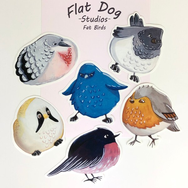 Fat Bird - Etsy