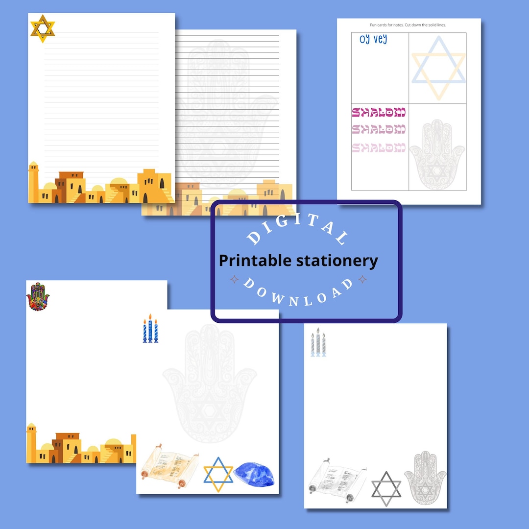 Download Stationery, Jewish, Israel, Jerusalem, Stationery, Stationary ...