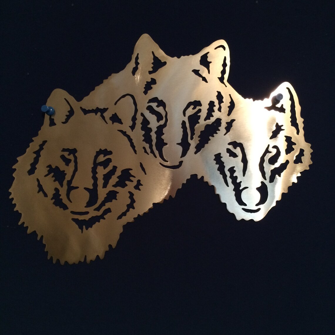 Wolf Trio Metal Wall Art - Etsy