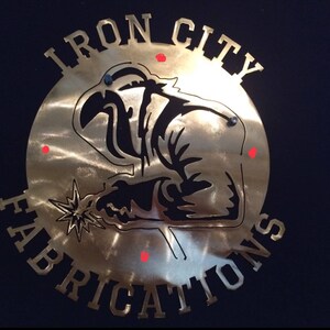 Welding & Fabrication Custom Metal Sign - Etsy