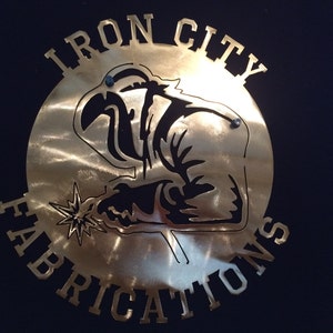 Welding & Fabrication Custom Metal Sign - Etsy