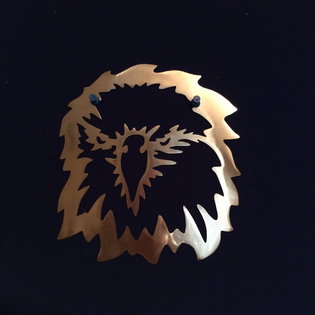 Eagle Looking Wind Blown Metal Art - Etsy