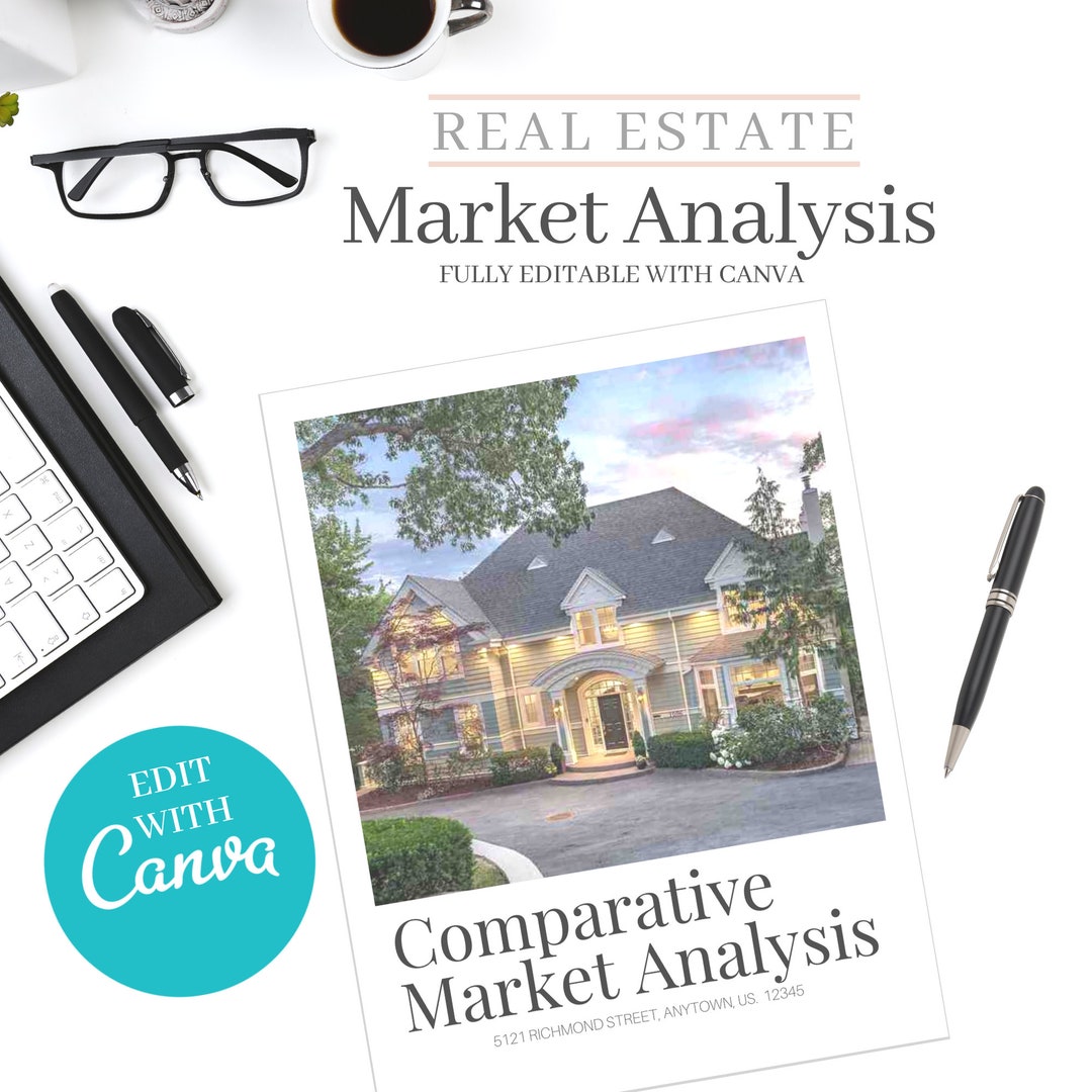 Real Estate CMA Template: Realtor Market Analysis (canva Editable) - Etsy