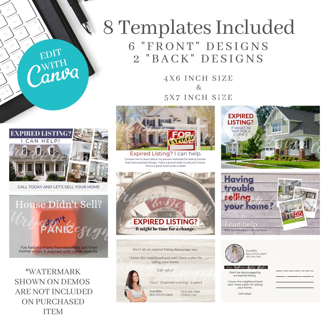 Expired Listing Postcard Real Estate Postcard Realtor - Etsy Canada