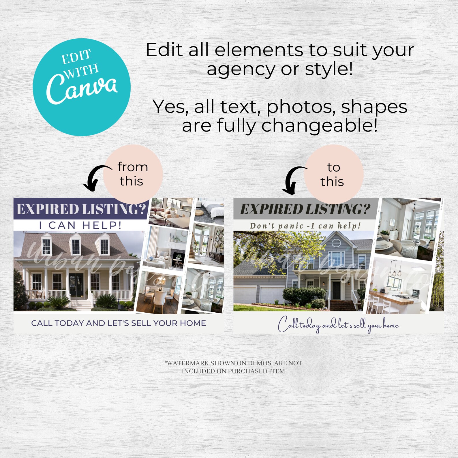 Expired Listing Postcard Real Estate Postcard Realtor - Etsy Canada