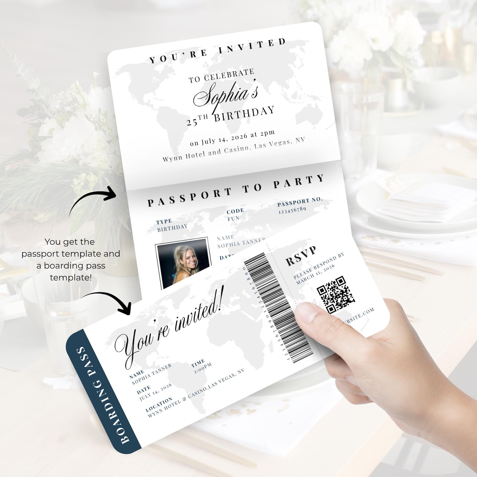Printable Party Invitation Template | Party Template | Invitation ...