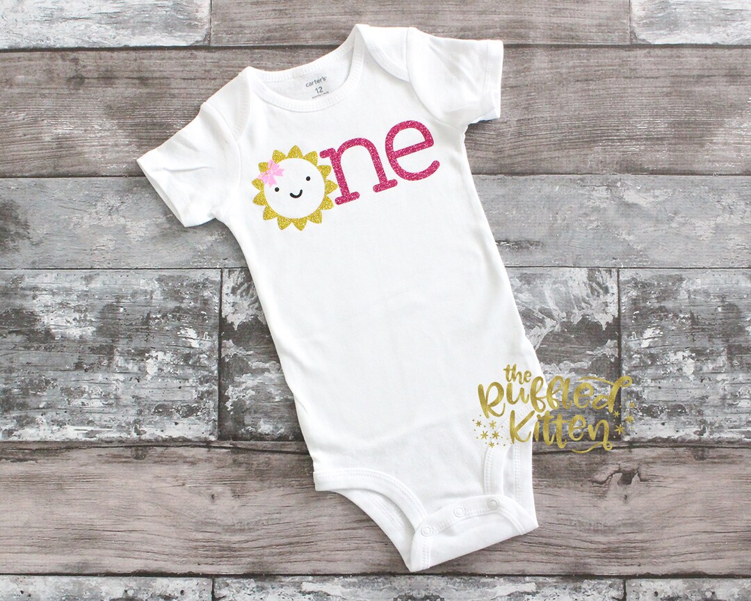 Sunshine First Birthday Little Miss Sunshine First Birthday Baby Outfit ...