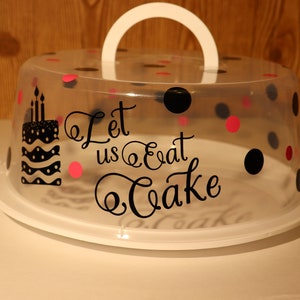 Cake & Cupcake Carriers Decorated and Personalized - Etsy