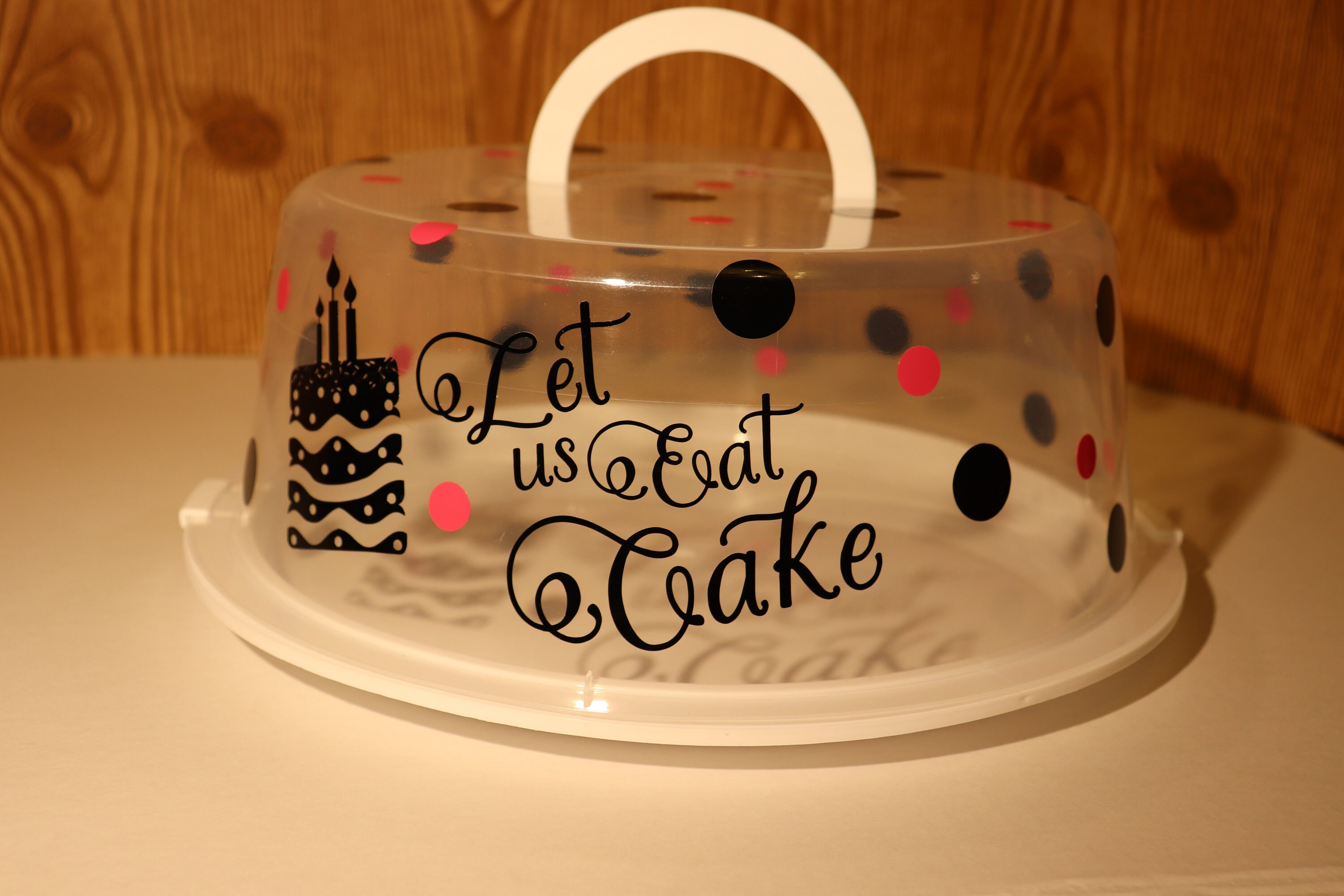 Cake & Cupcake Carriers Decorated and Personalized - Etsy