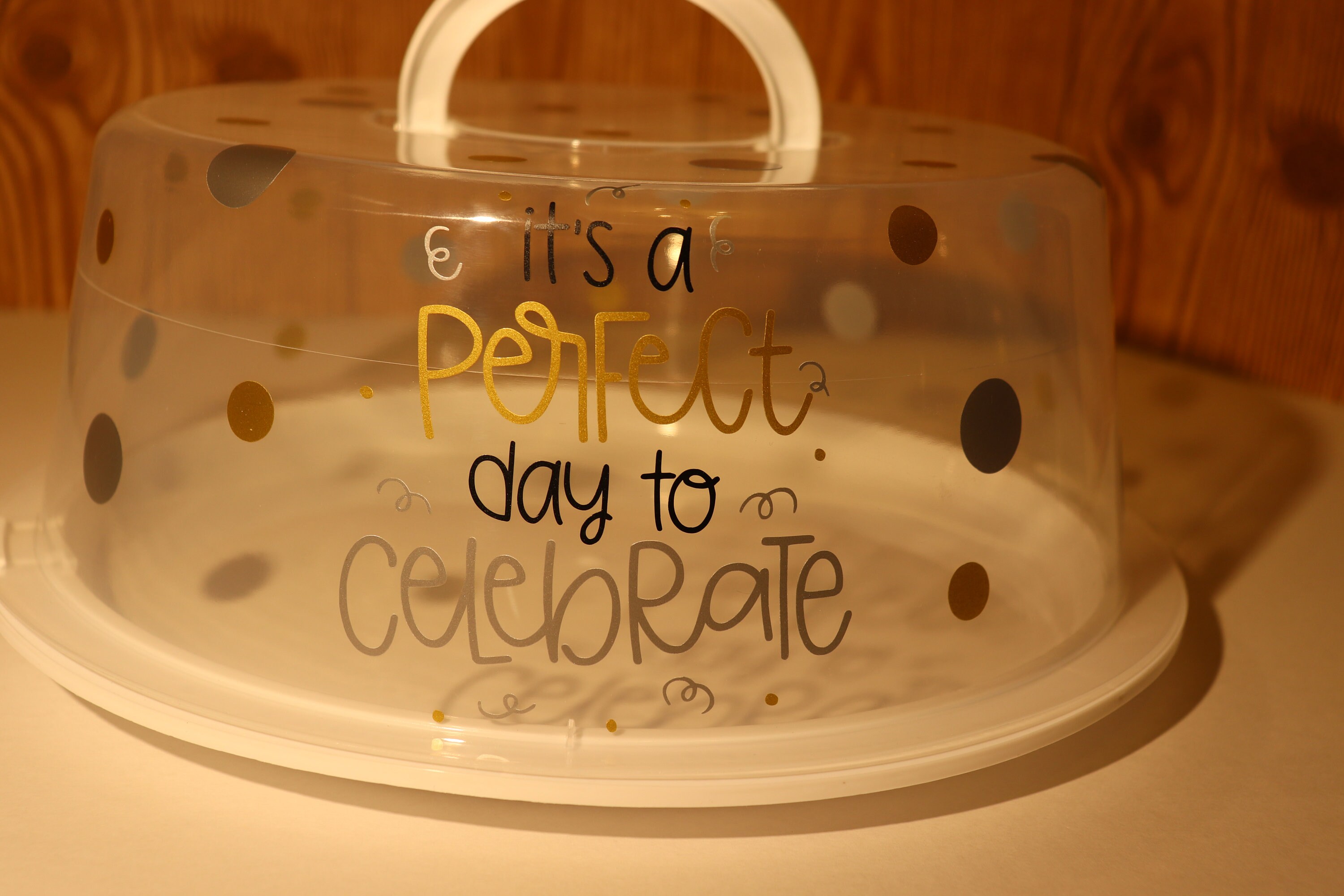 Cake & Cupcake Carriers Decorated and Personalized - Etsy