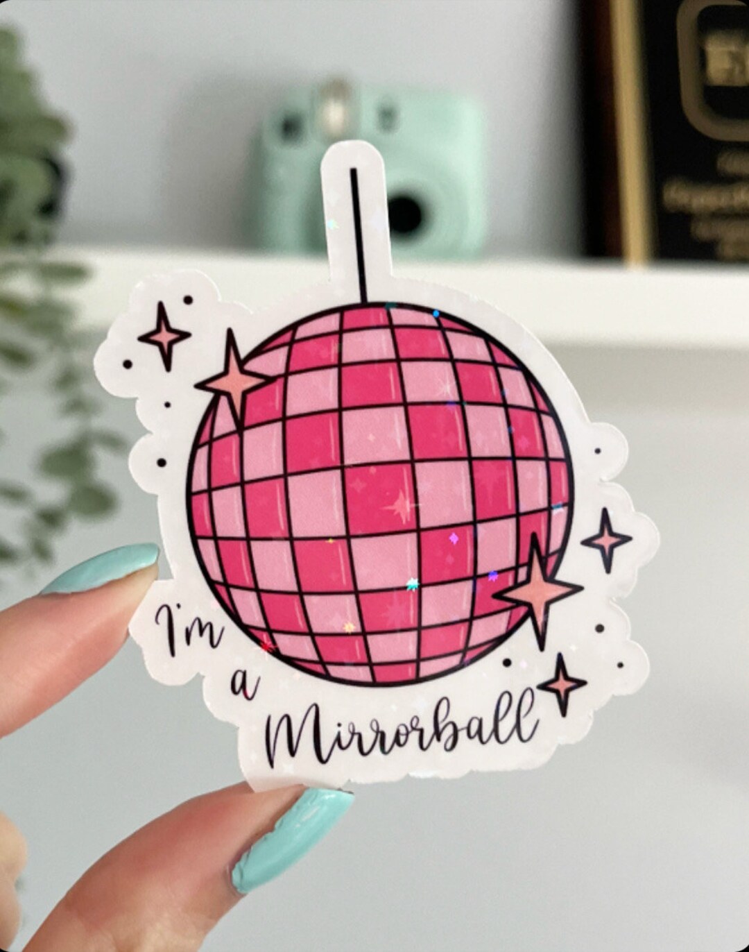 Mirrorball Sticker | Laptop Sticker | Holographic Sticker - Etsy