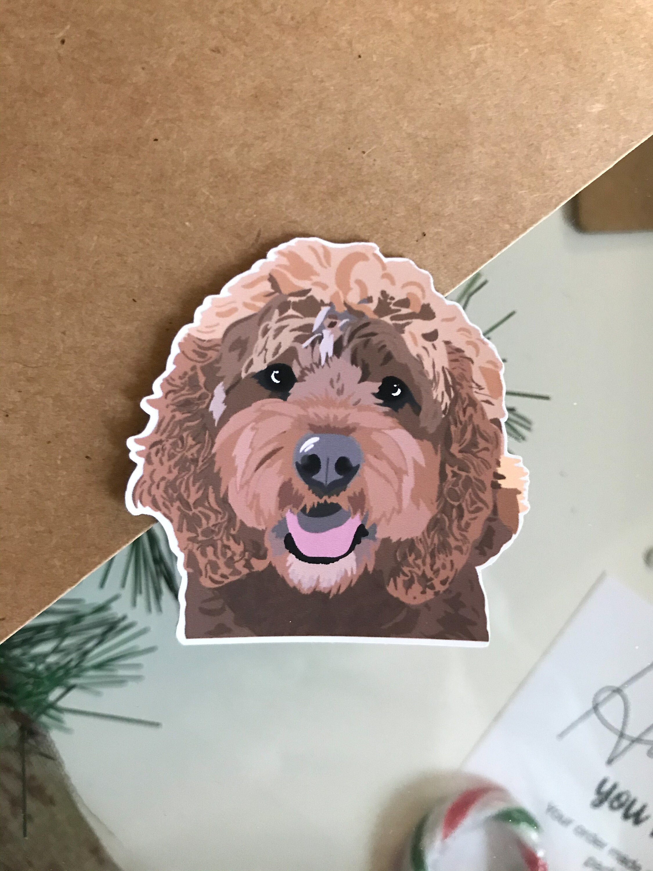 Cockapoo Sticker/Vinyl Sticker/Laptop Sticker/Water bottle | Etsy