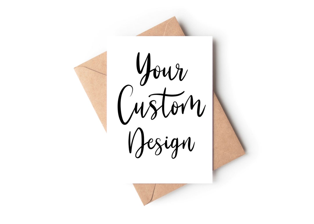 Personalized Card/design Your Own Card - Etsy