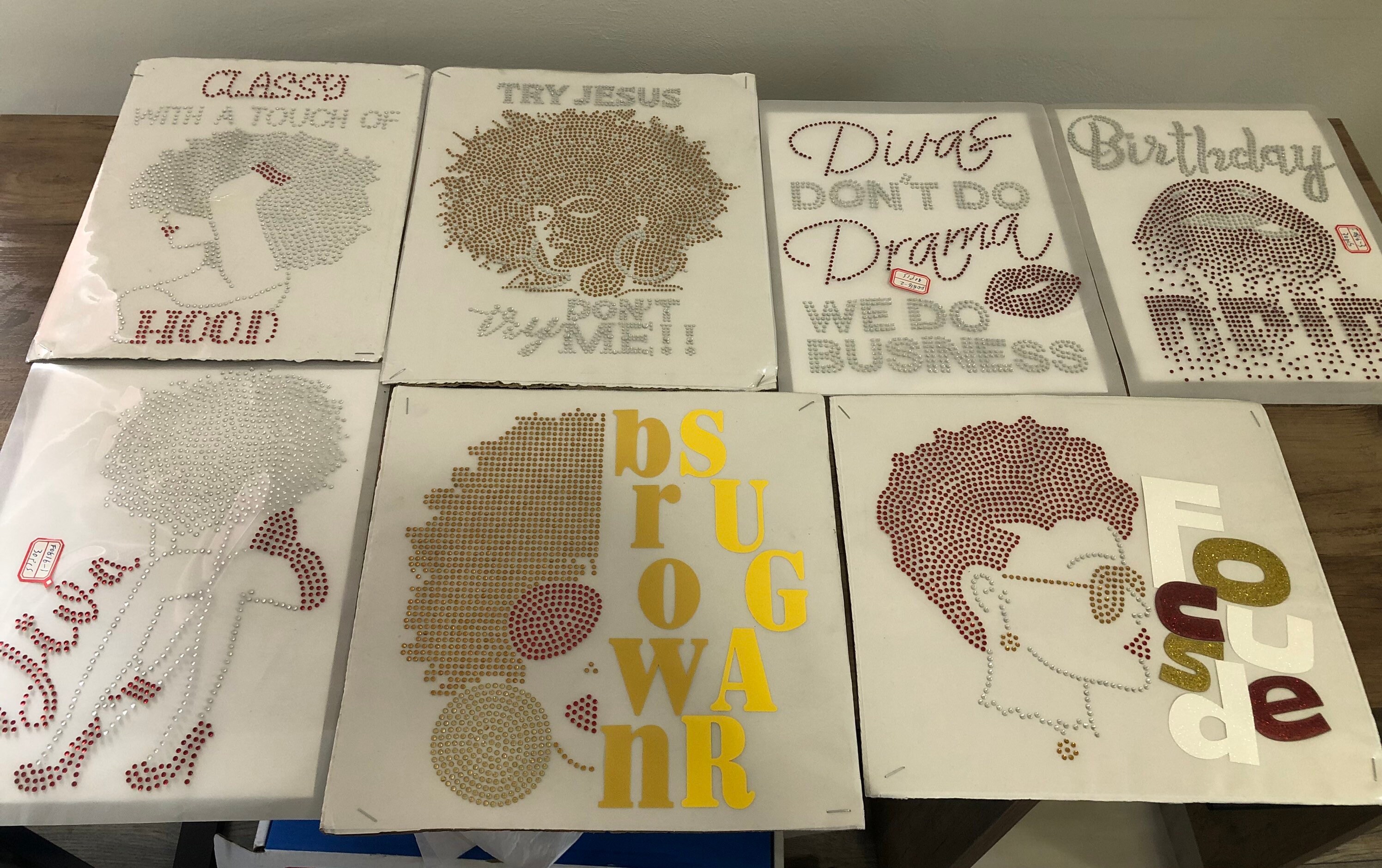 Focused Iron on Rhinestone & HTV Transfer bling Hotfix - Etsy