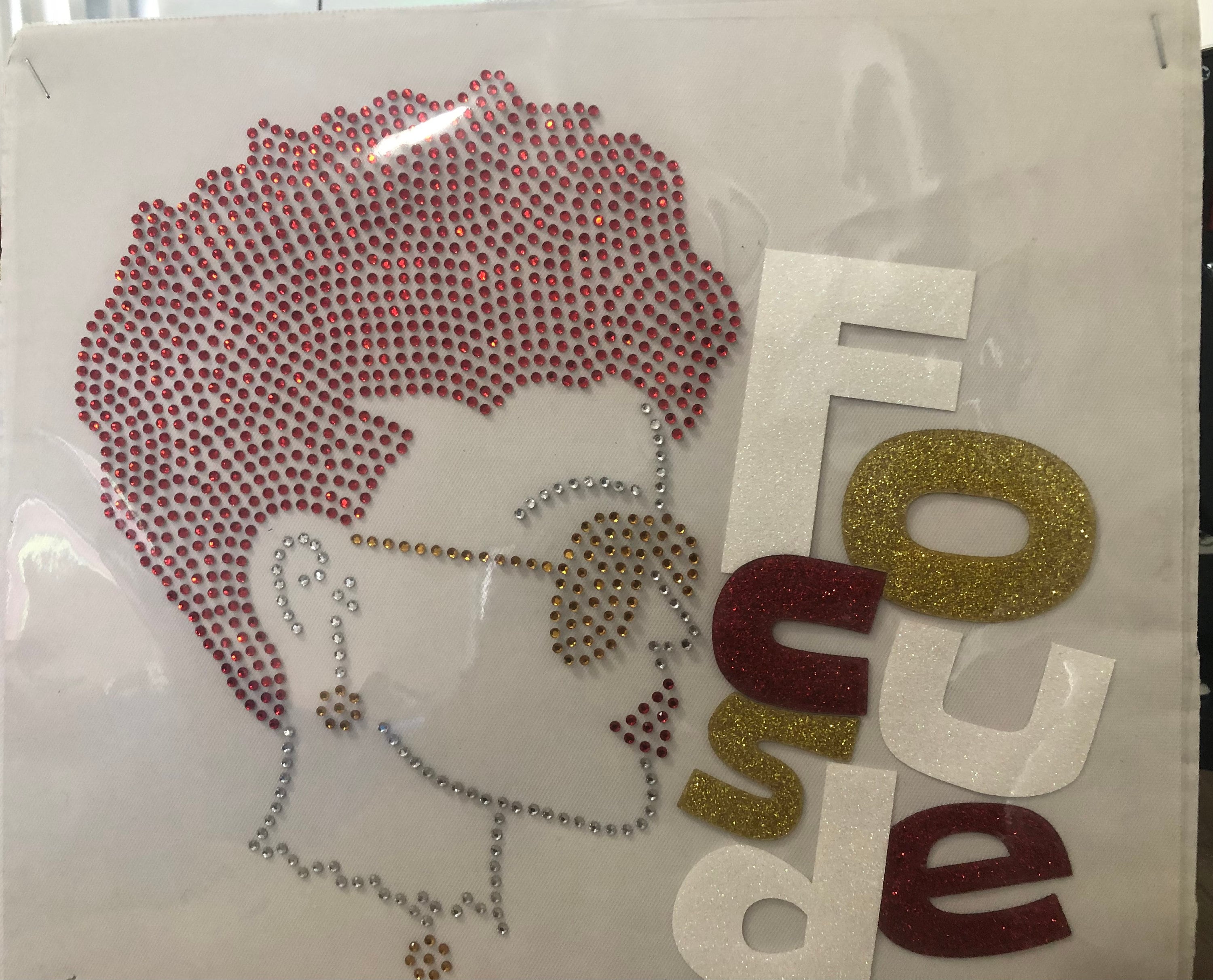 Focused Iron on Rhinestone & HTV Transfer bling Hotfix - Etsy