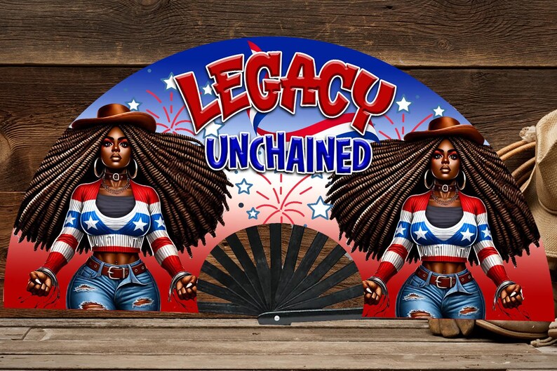 Juneteenth Clack Fan, Legacy Unchained, 1865 Freedom Celebration ...