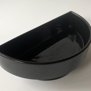 Ikebana Flower Vase Japanese Ceramic Half Moon - Etsy