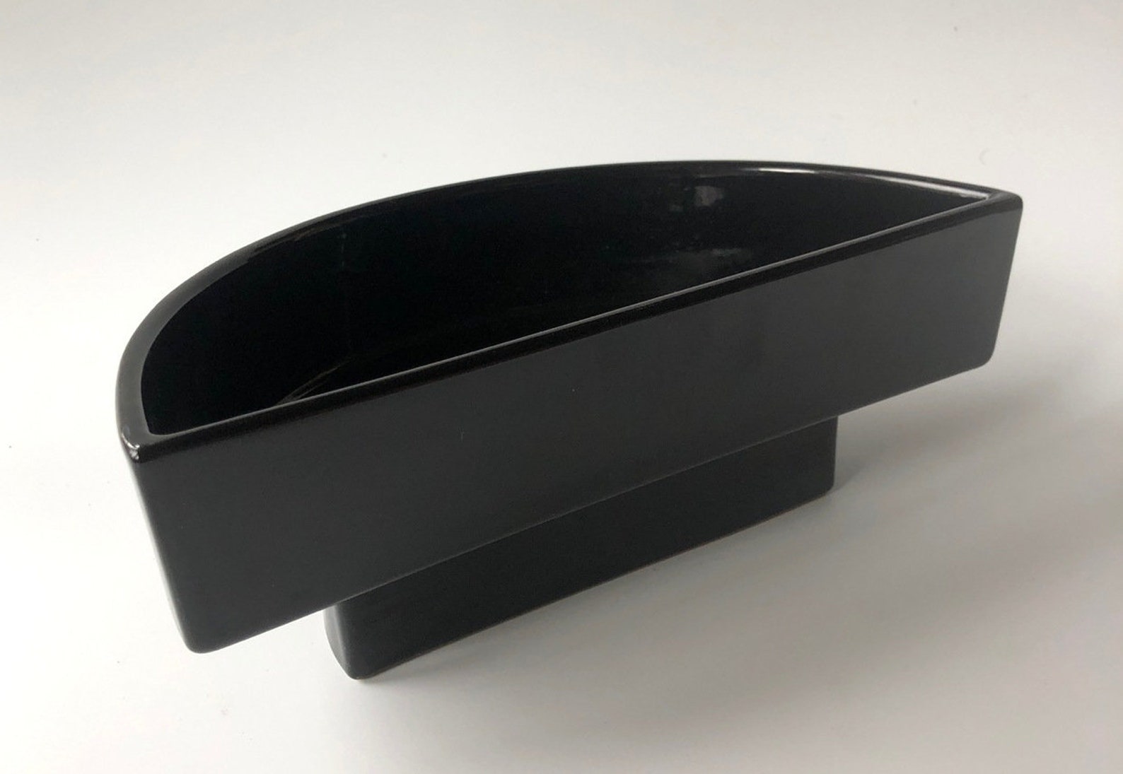 Ikebana Flower Vase Japanese Ceramic Half Moon - Etsy