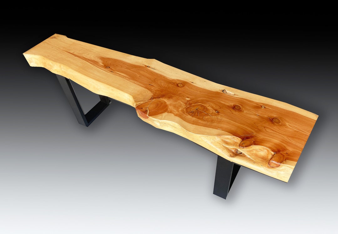 Japanese Bench, Juniper Wood - Etsy