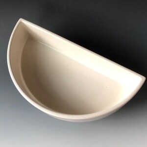 Ikebana Vase, Japanese Ceramic Half Moon for Flower Arrangement - Etsy