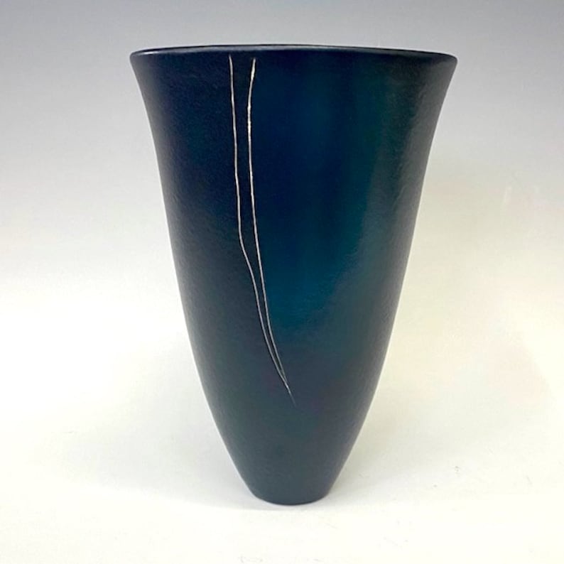 Ikebana Vase, Japanese Ceramic Funnel Form for Flower Arrangement - Etsy