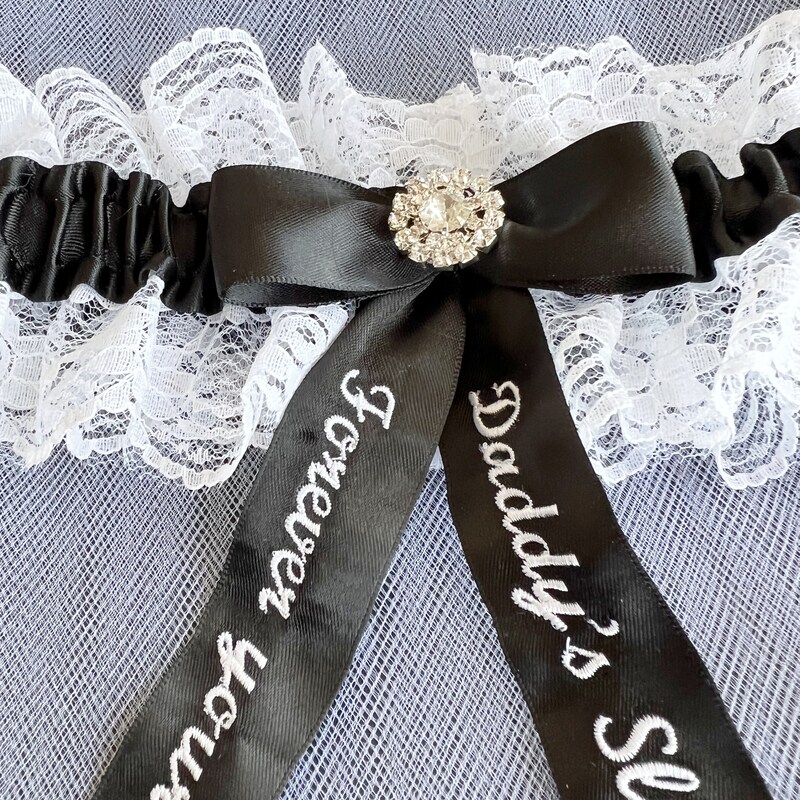 Black Wedding Garter - Etsy