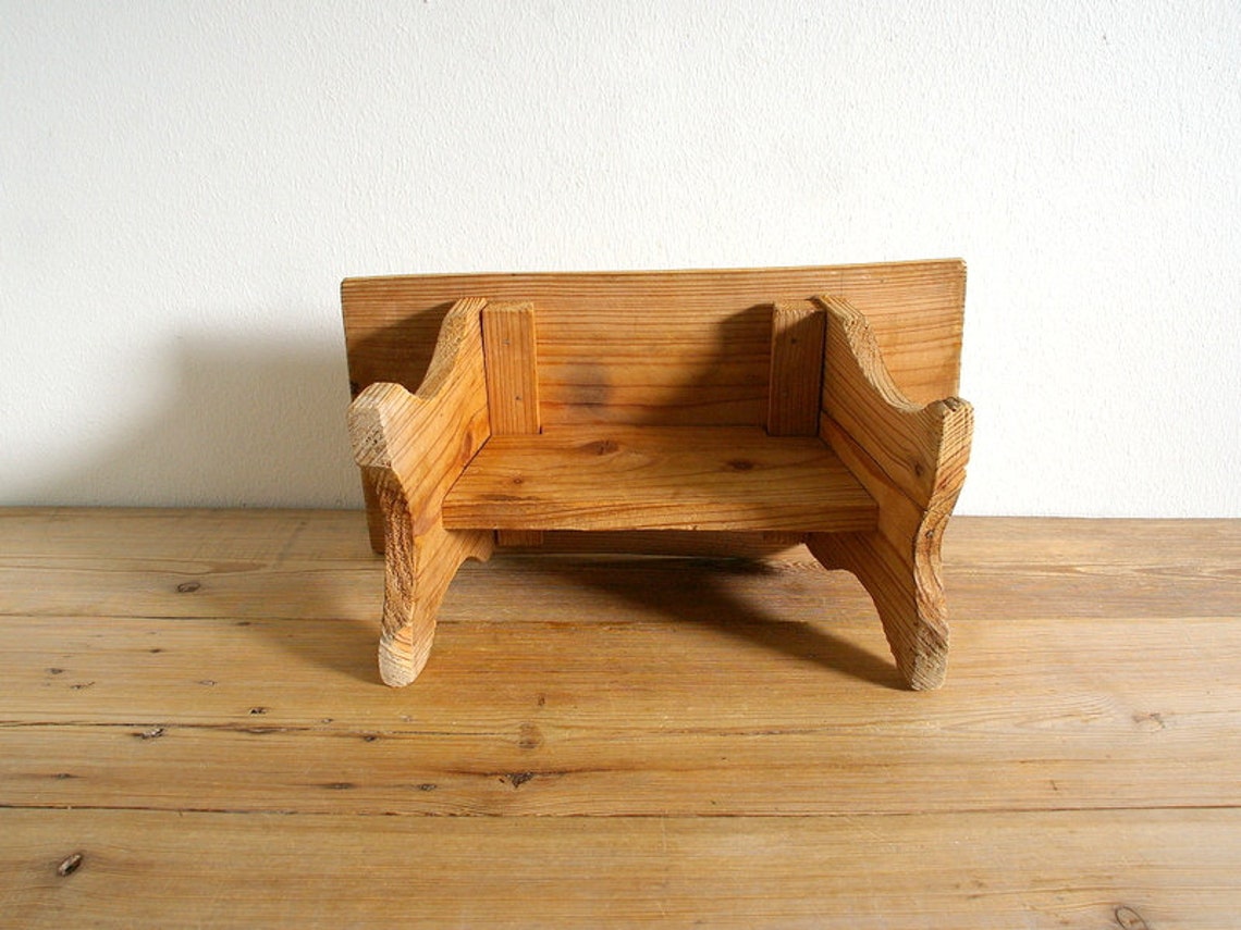 Vintage Wooden Step Stool Foot Stool Primitive Rustic Side - Etsy