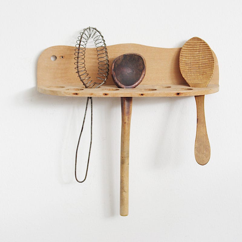 Wooden Spoon Rack - Etsy