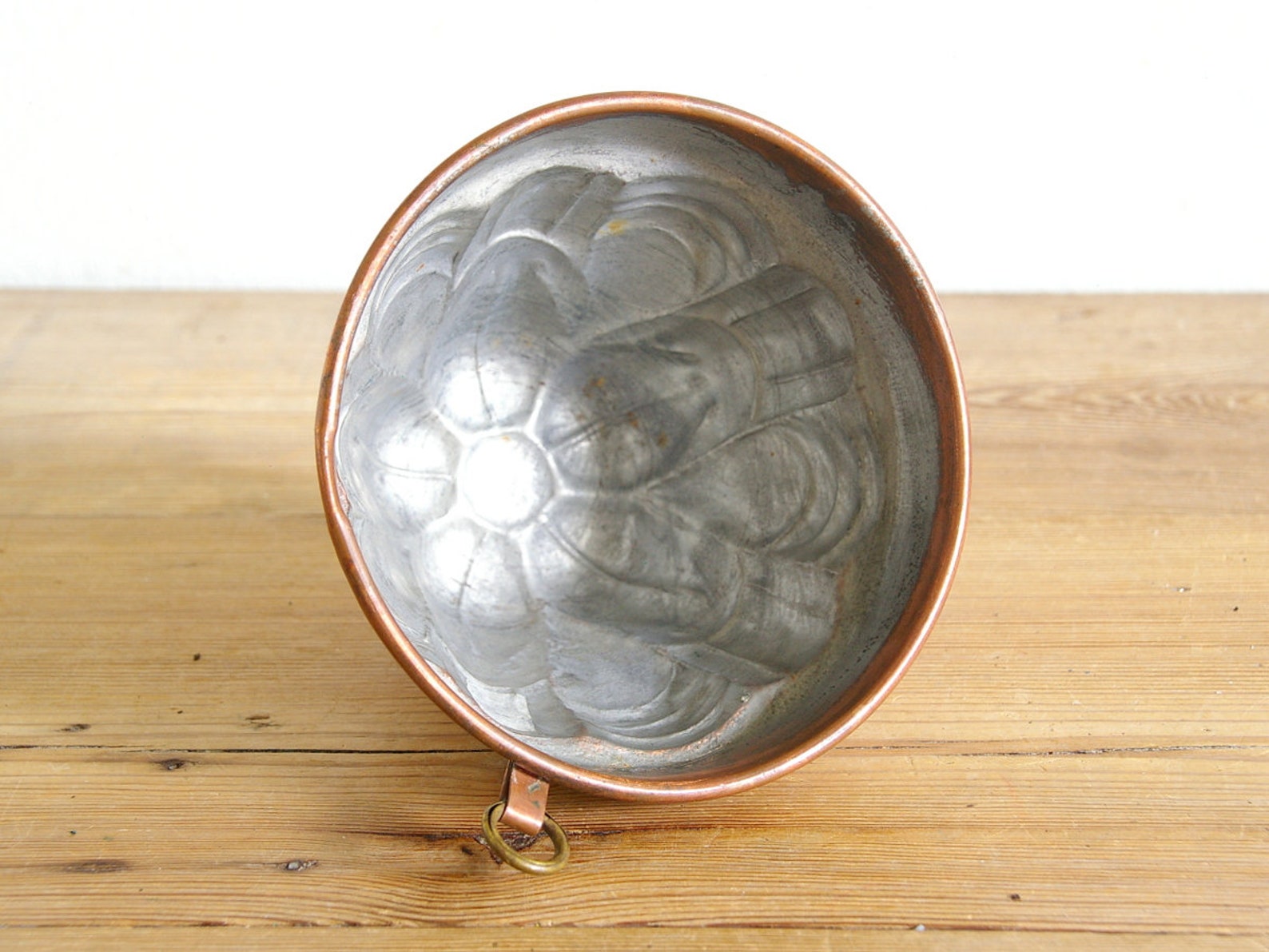 Vintage Copper Mold, Danish Pudding Mould, Kitchen Decor, Scandinavian ...