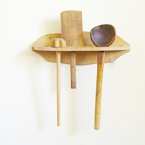 Wooden Spoon Wall Holder - Etsy