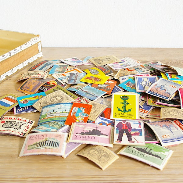 Matchbox Label - Etsy