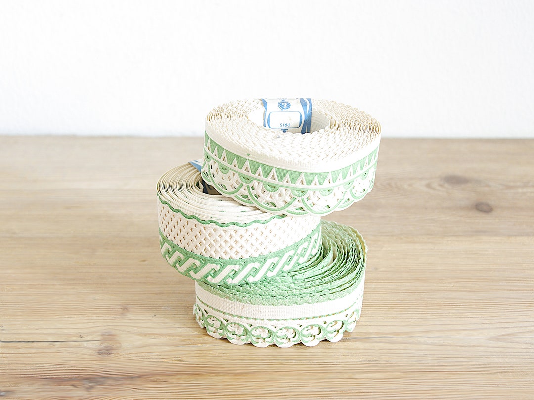 Vintage Shelf Edging Trim Paper Roll Sealed, Kitchen Pantry Decor, New ...