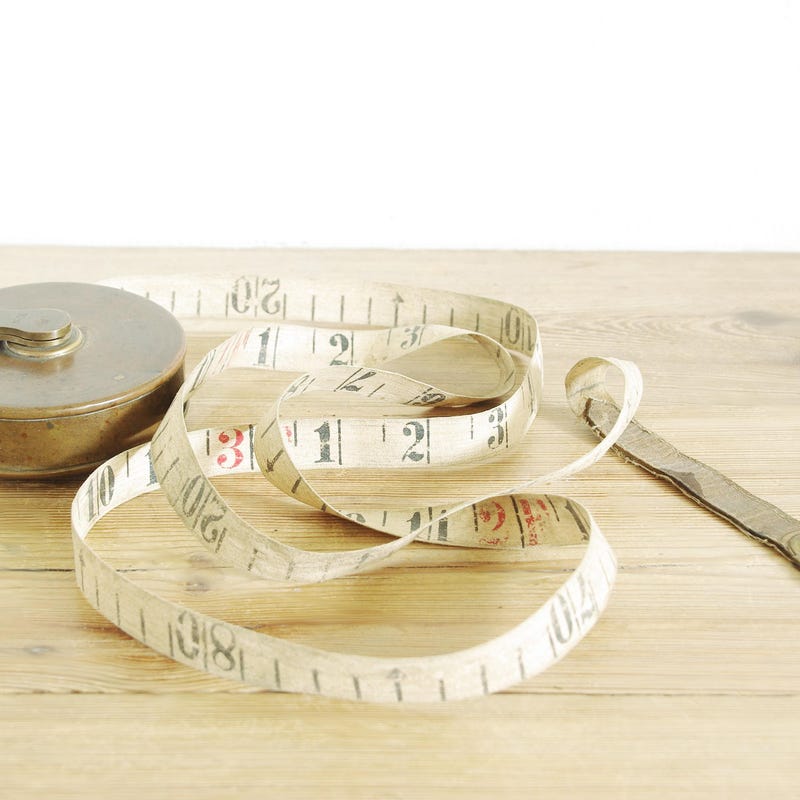 Antique Tape Measure - Etsy