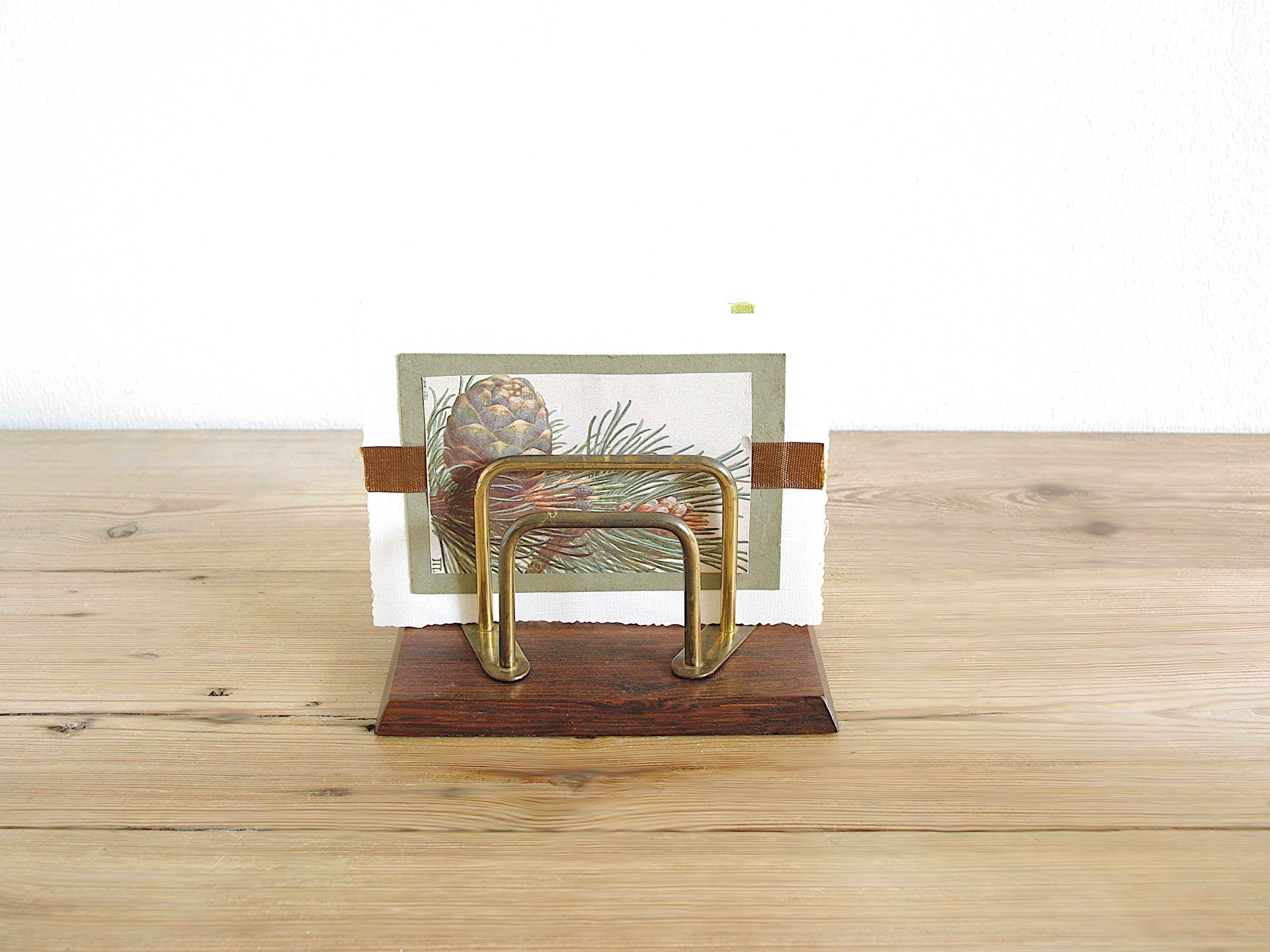 Vintage Rosewood Letter Holder Desk Organizer Mid Century - Etsy