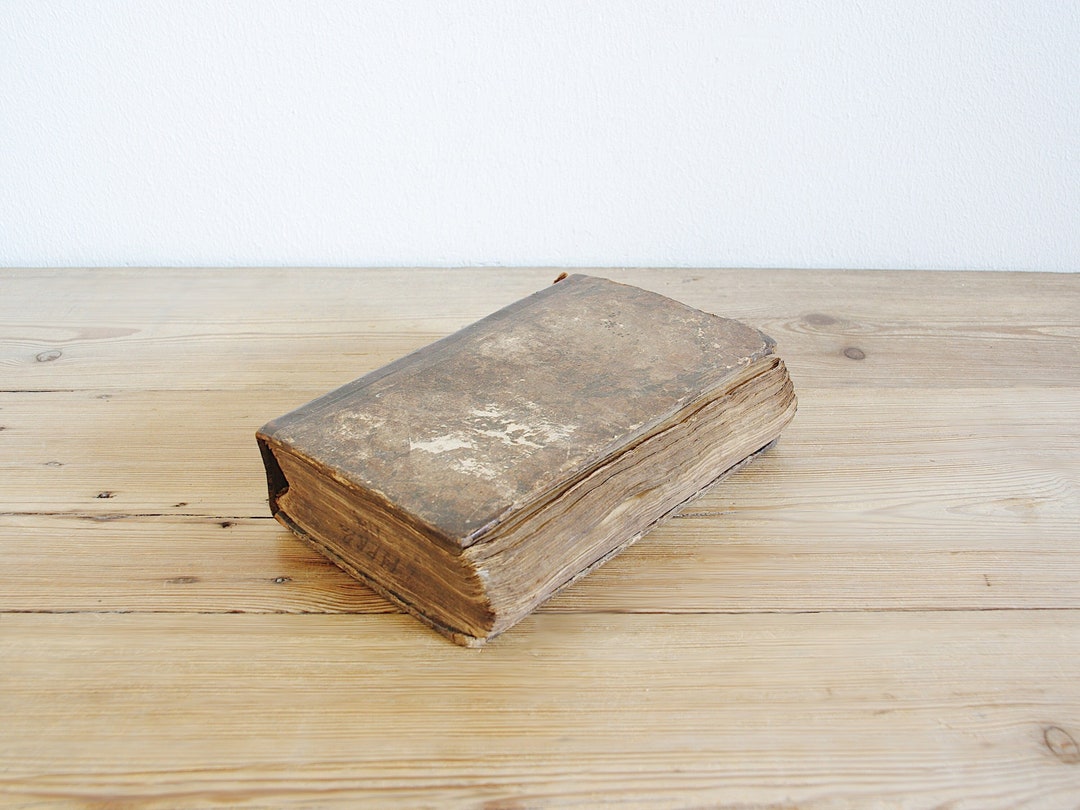 Vintage 1800s Antique Decorative Book Old Book for Decorating - Etsy