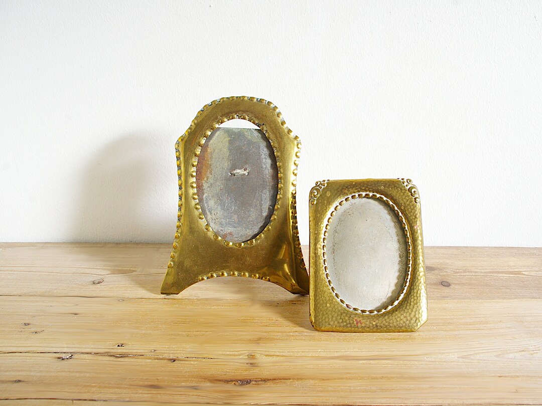Vintage Brass Photo Frame With Glass, Antique Picture Frame, Home Wall ...