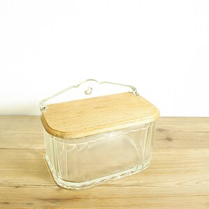 Vintage Salt Box Salt Cellar With Wood Lid Danish Old Box - Etsy