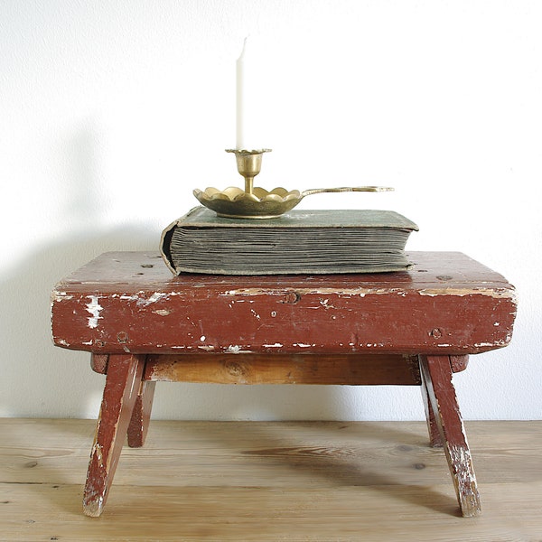 Primitive Stool - Etsy