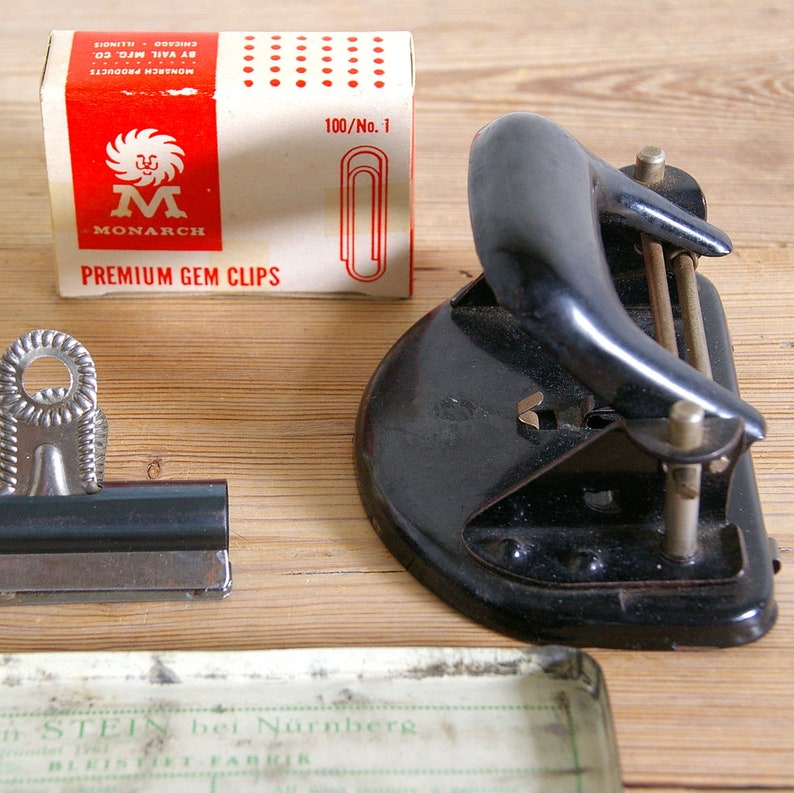 Vintage Office Supplies Lot Metal Paper Clip Unused New in - Etsy