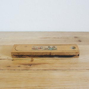Vintage Antique Wooden Pencil Case Old Pen Case Storage Box - Etsy