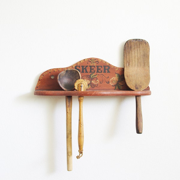 Wooden Spoon Holder - Etsy